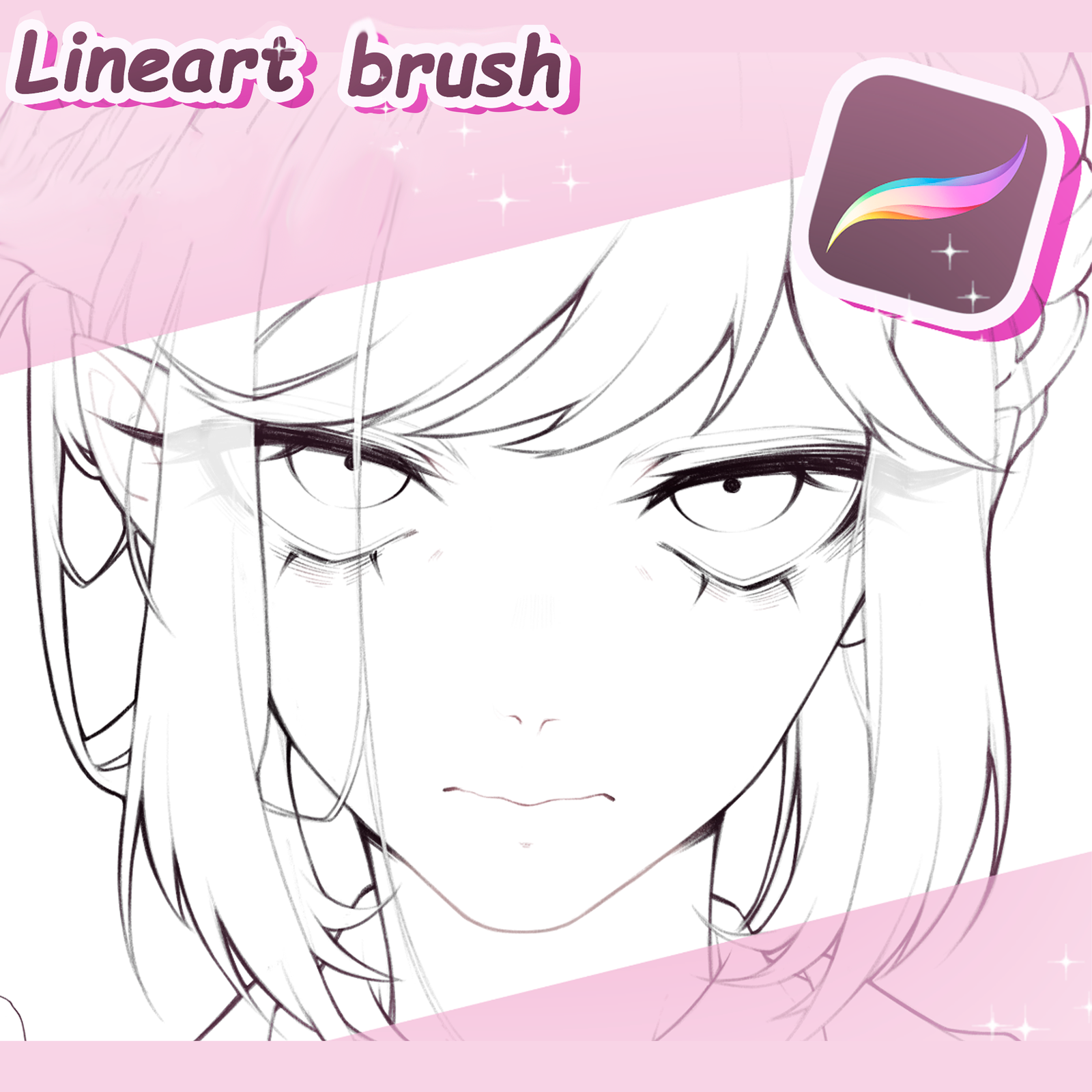 Teyoid Lineart Brush For Procreate Free LIBRIUM