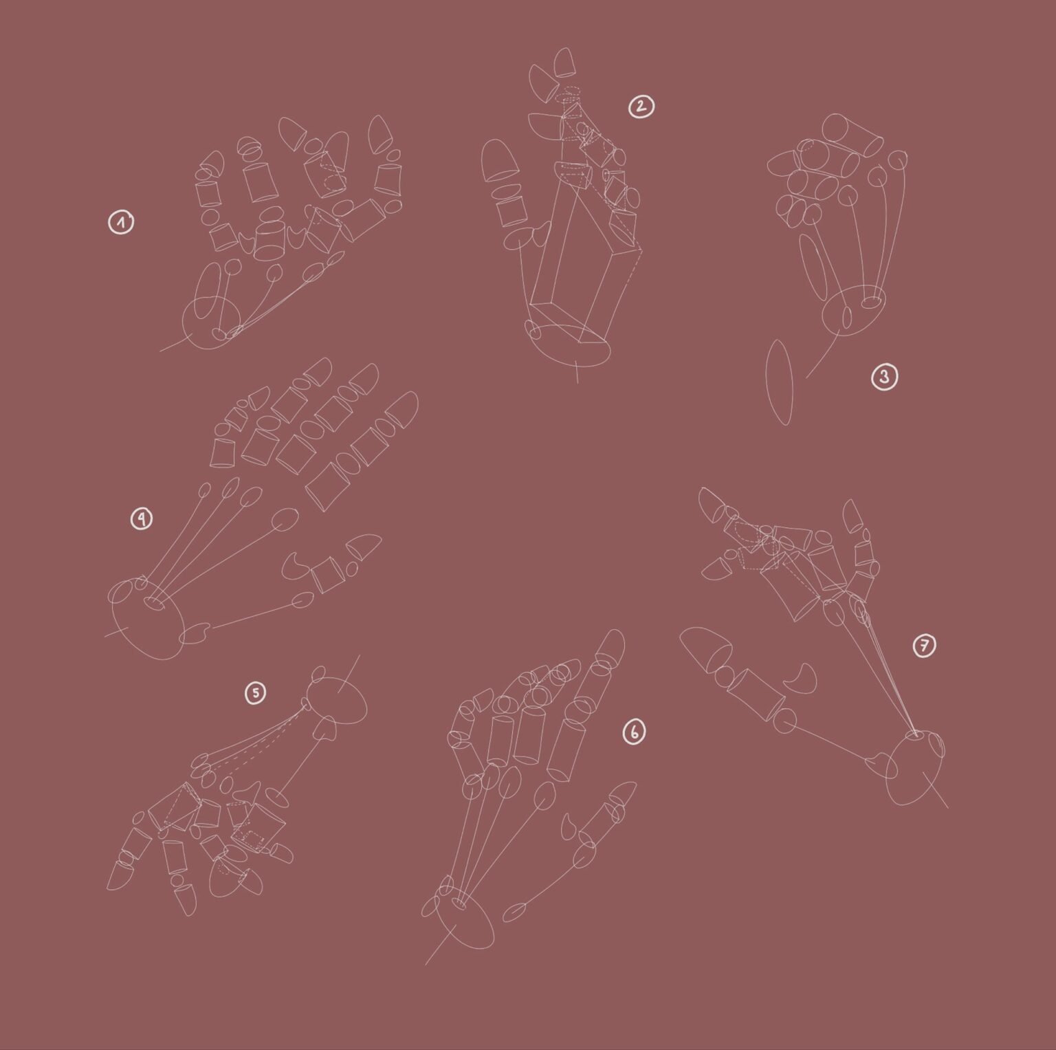 7 Drawn Hand Templates for Procreate ! - LIBRIUM