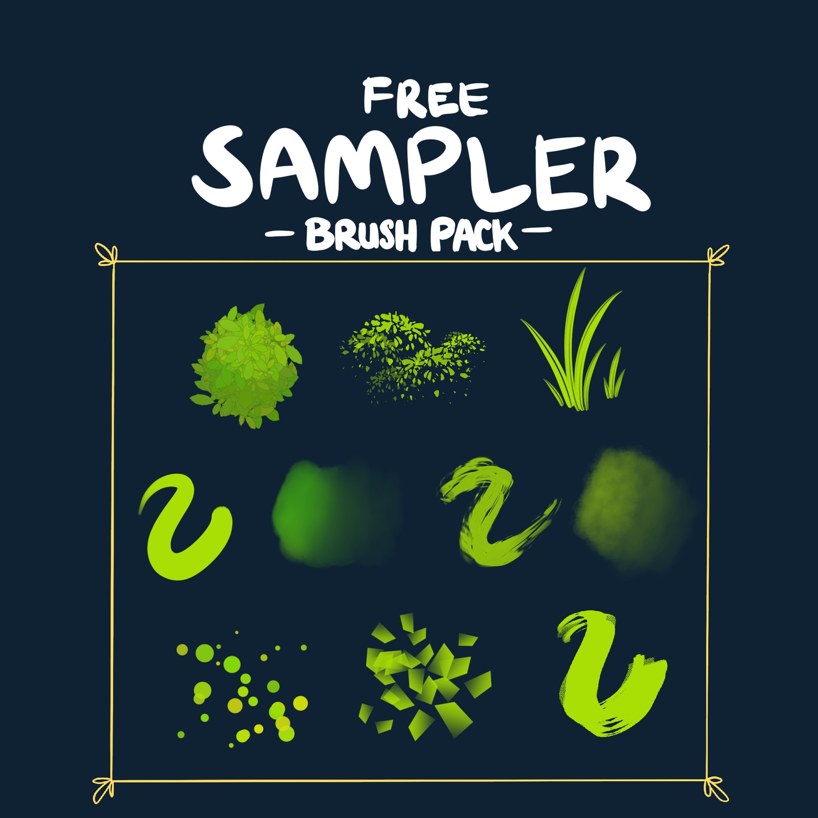 FREE Procreate Sampler Brush Pack! - LIBRIUM