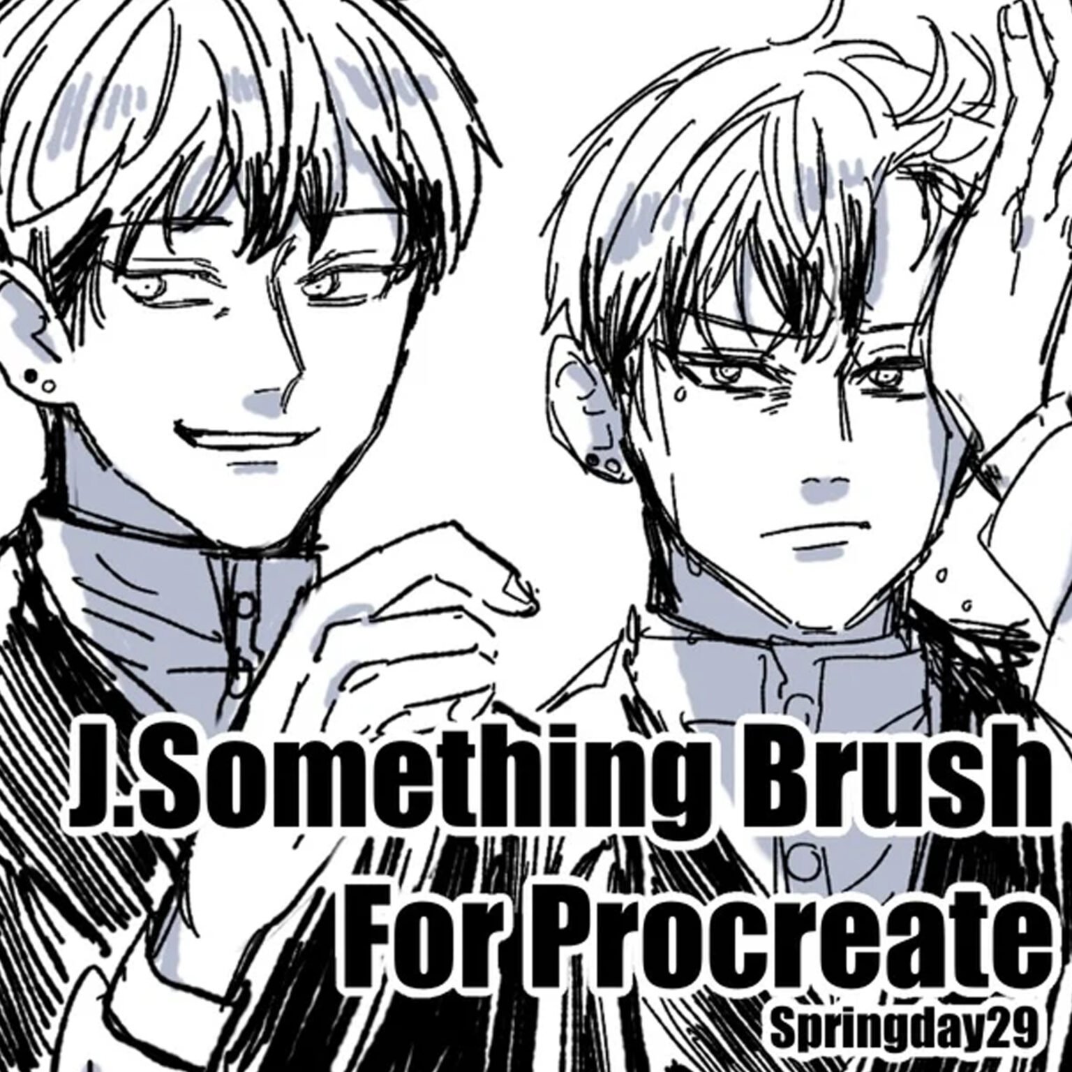 Free J.Something Brush for Procreate - LIBRIUM