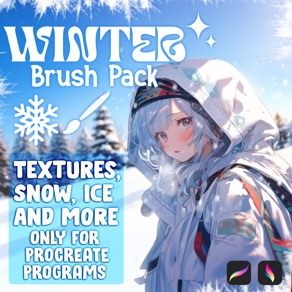 Free Winter brush pack for procreate! - LIBRIUM