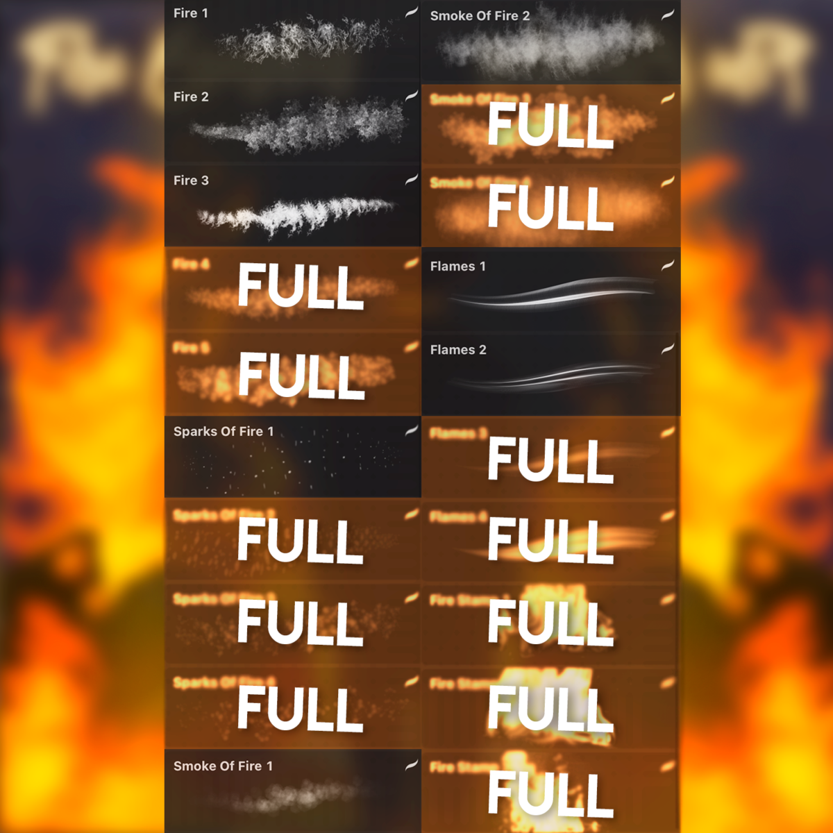 Free Fire Brushes for Procreate ! - LIBRIUM