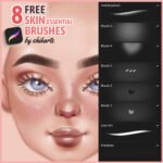 Free Skin Essential Brushes & Stamps for Procreate - LIBRIUM