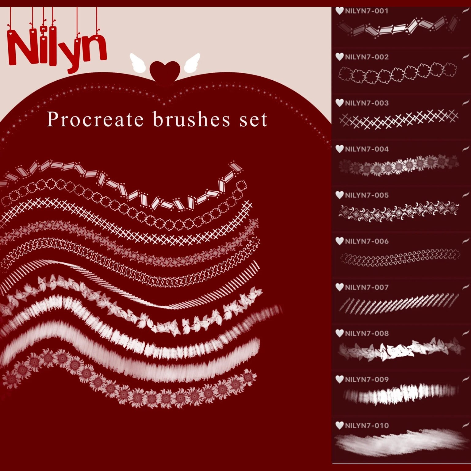 FREE! 15 Pattern Brushes - LIBRIUM