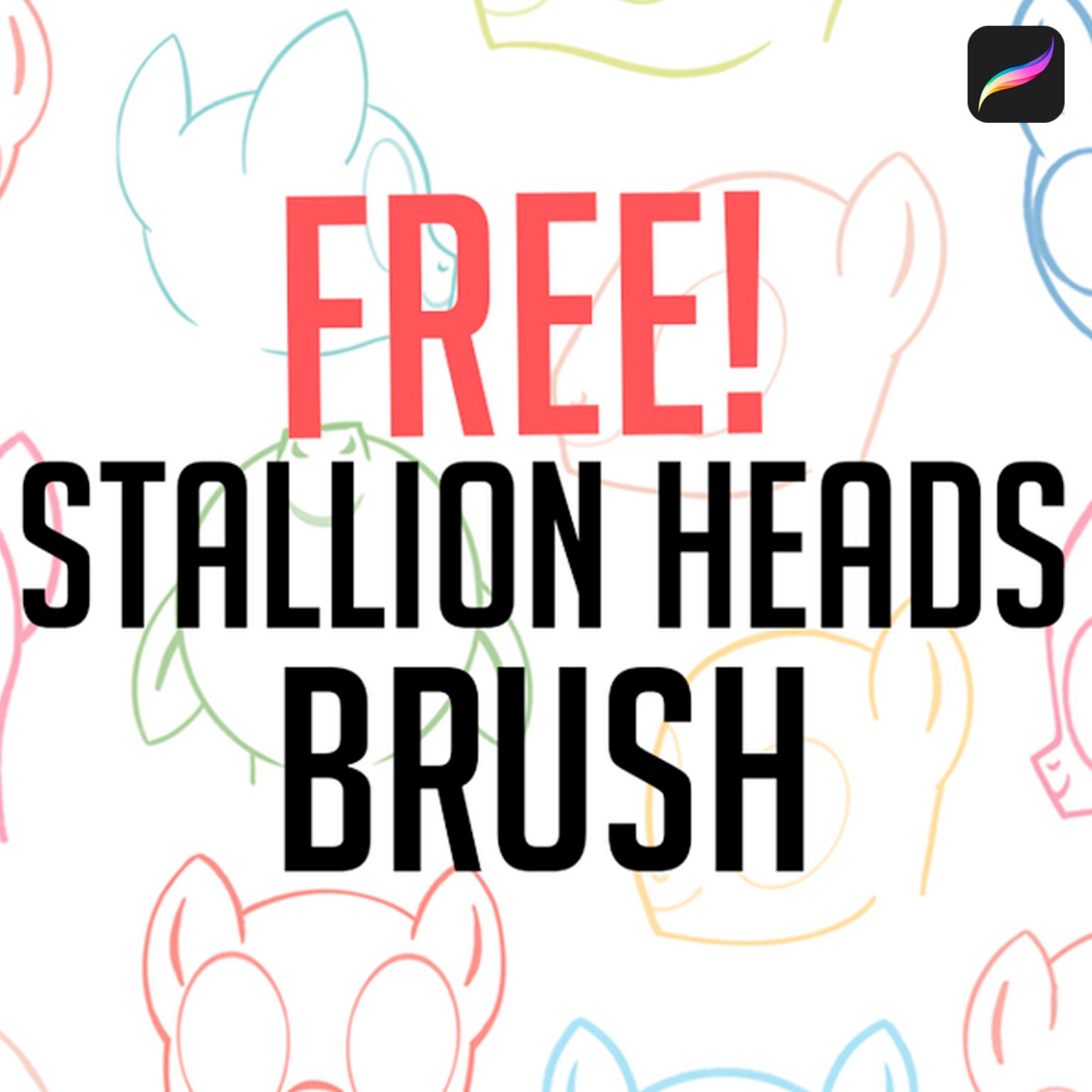 Free Lineart Brush Pack For Procreate Librium