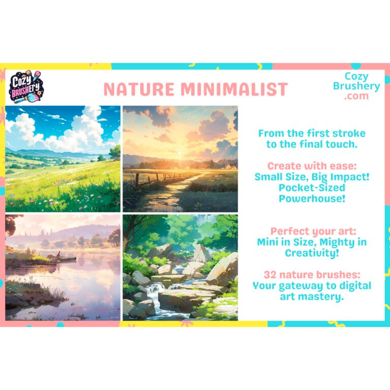 Free Nature Minimalist Brushes for Procreate! - LIBRIUM