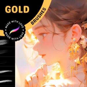 Ultimate Gold Brush Collection for Procreate! - LIBRIUM