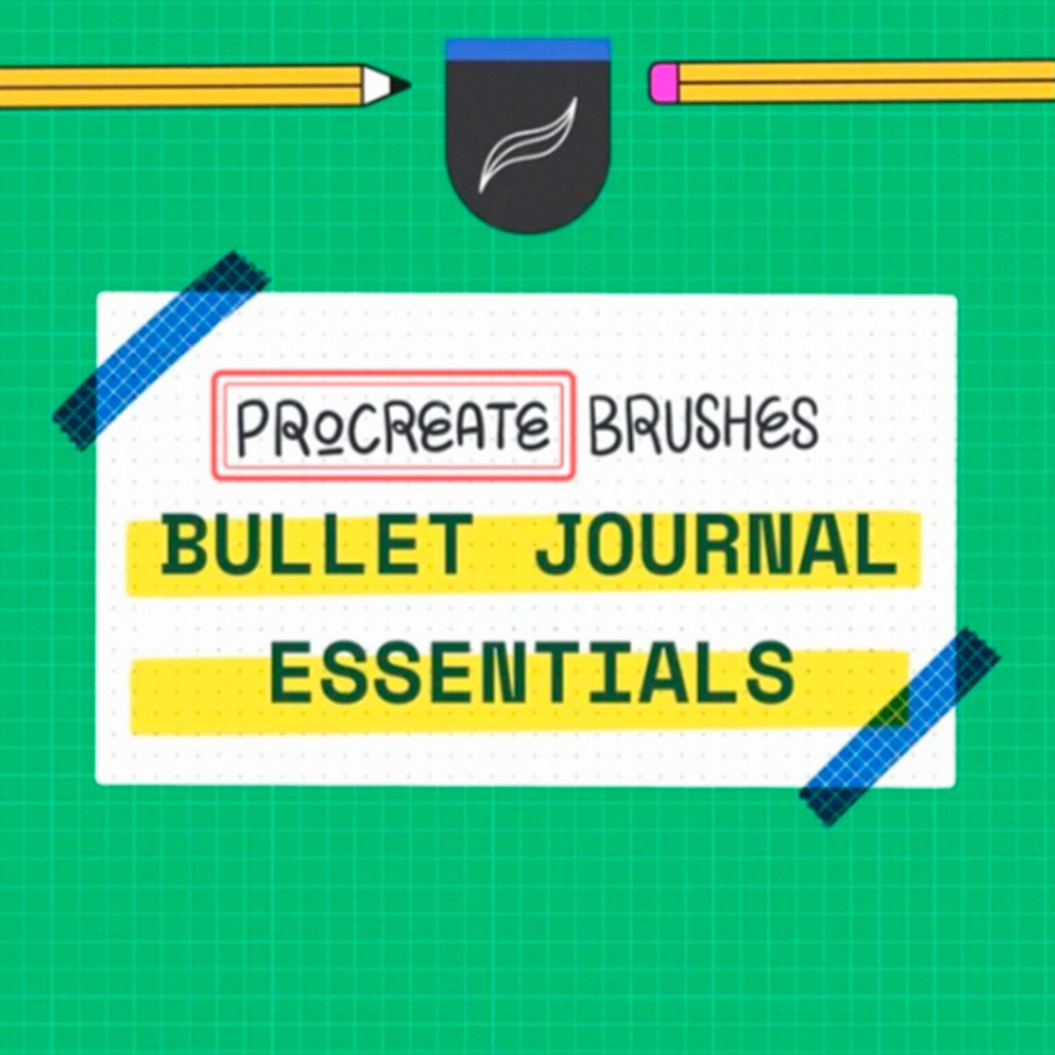 Free Bullet Journal Essentials Brush Set for Procreate - LIBRIUM