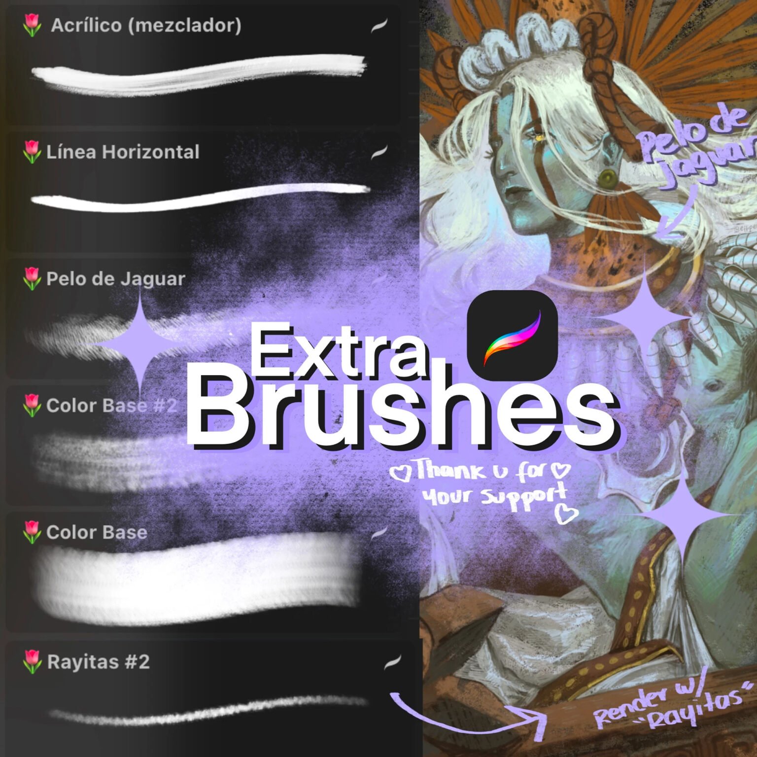 LIBRIUM - Free Procreate brushes