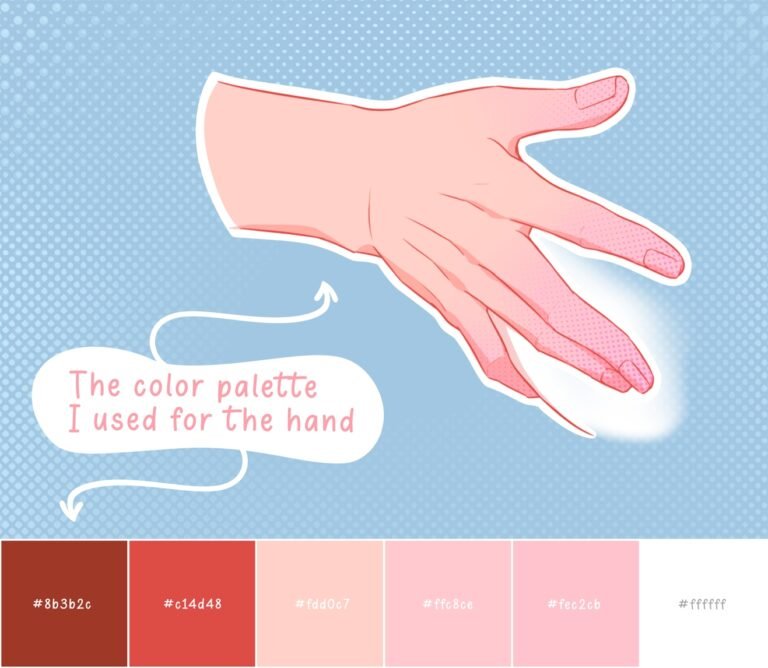 Free Special Anatomy Hand Stamps for Artists (Procreate, Photoshop, CSP ...