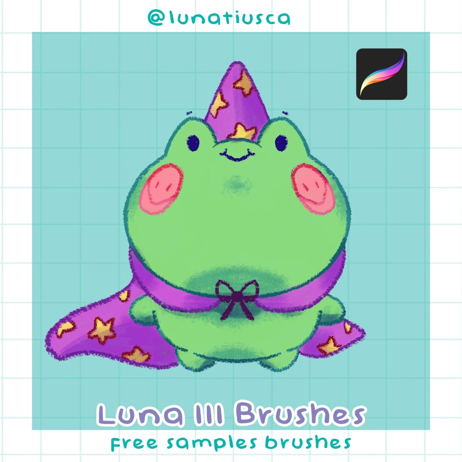 Luna's Free Sample Brushes for Procreate - LIBRIUM