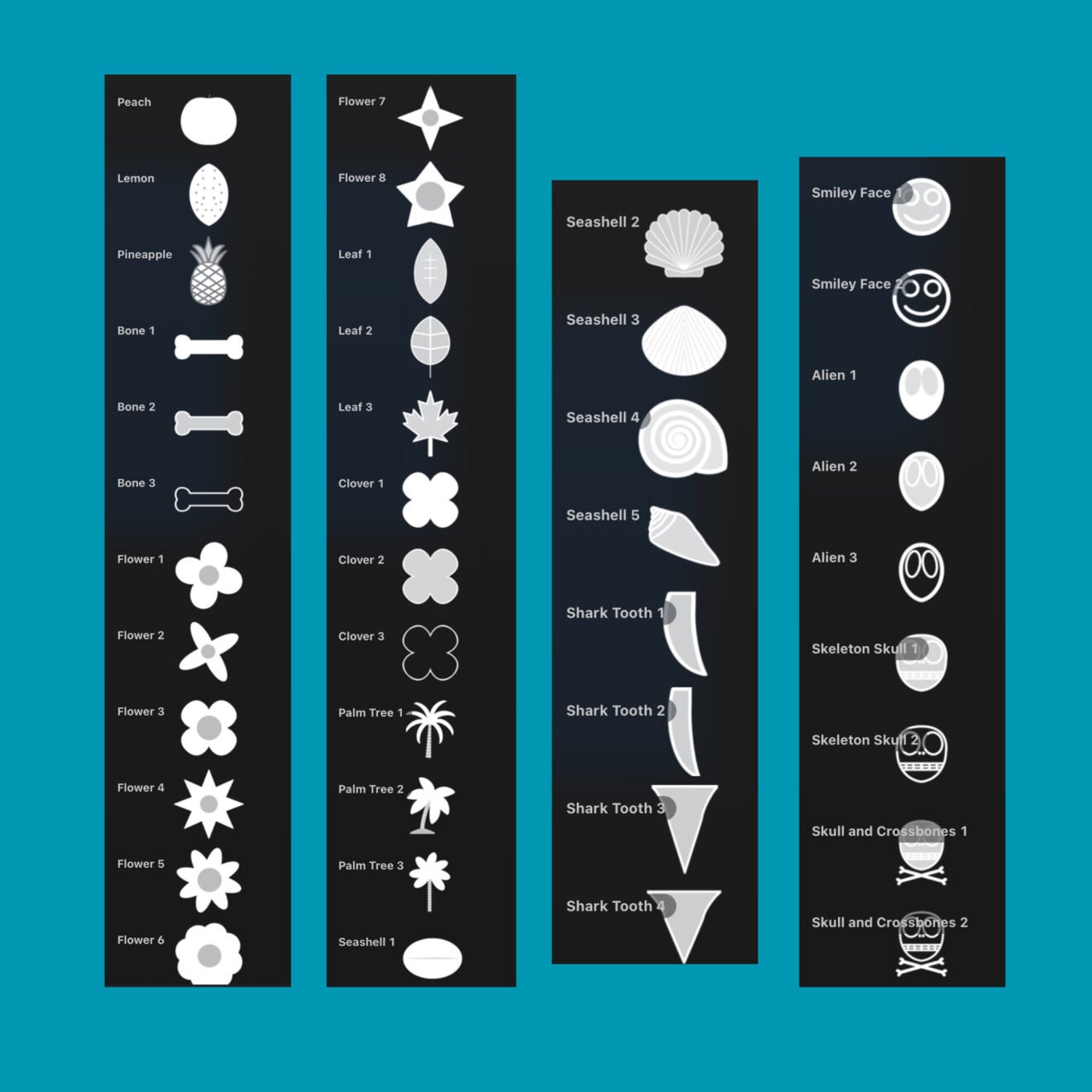 Free Multi-Use Shape Brushes for Procreate - LIBRIUM