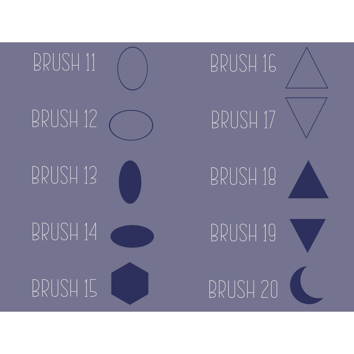 Free Geometric Stamp Brushes for Procreate - LIBRIUM